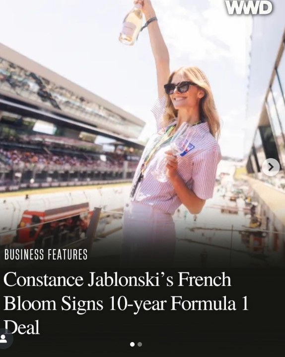 Constance Jablonski – French Bloom #alcoholic @f1 #lvmh – Wineaware